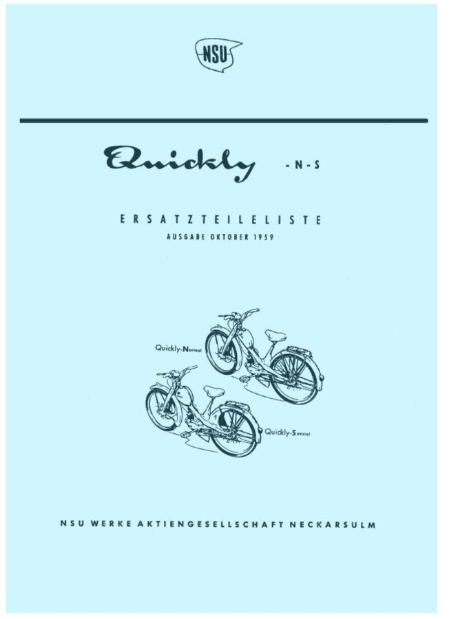 NSU Quickly - alle Modelle + Quick 50
